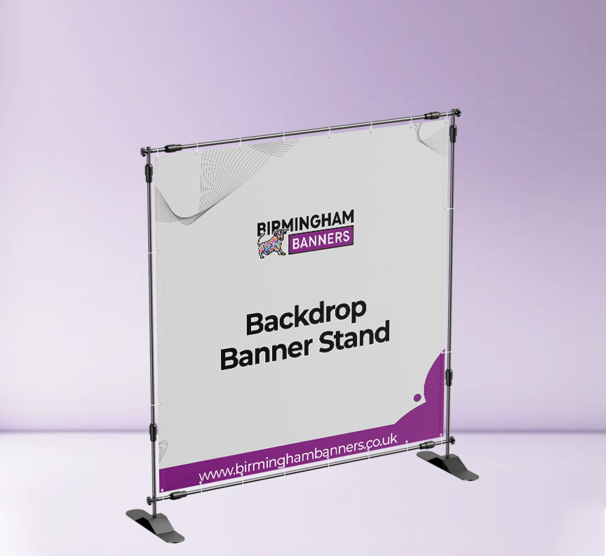 Backdrop Banner Stand Same Day & Next Day Printing Birmingham