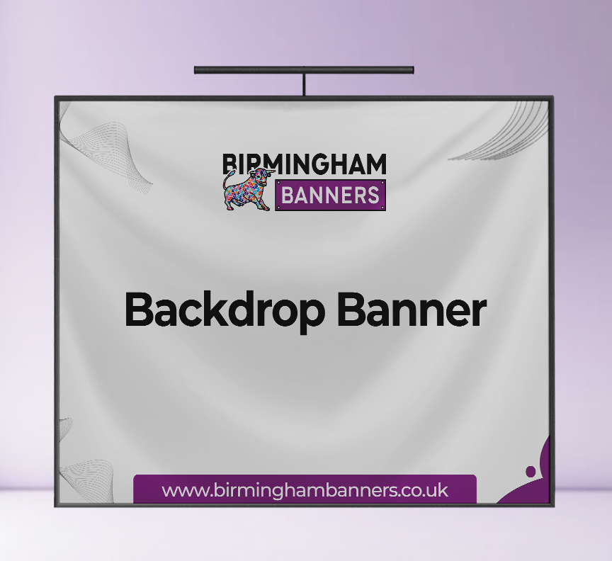 Backdrop Banners Same Day & Next Day Printing Birmingham