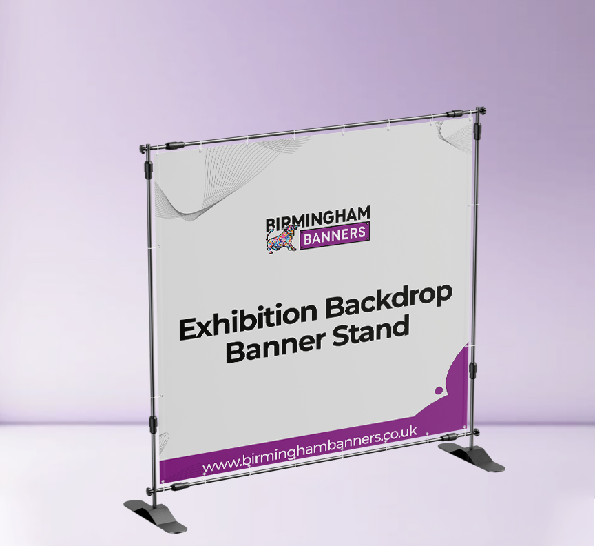 Exhibition Backdrop Banner Stand Same Day & Next Day Printing Birmingham