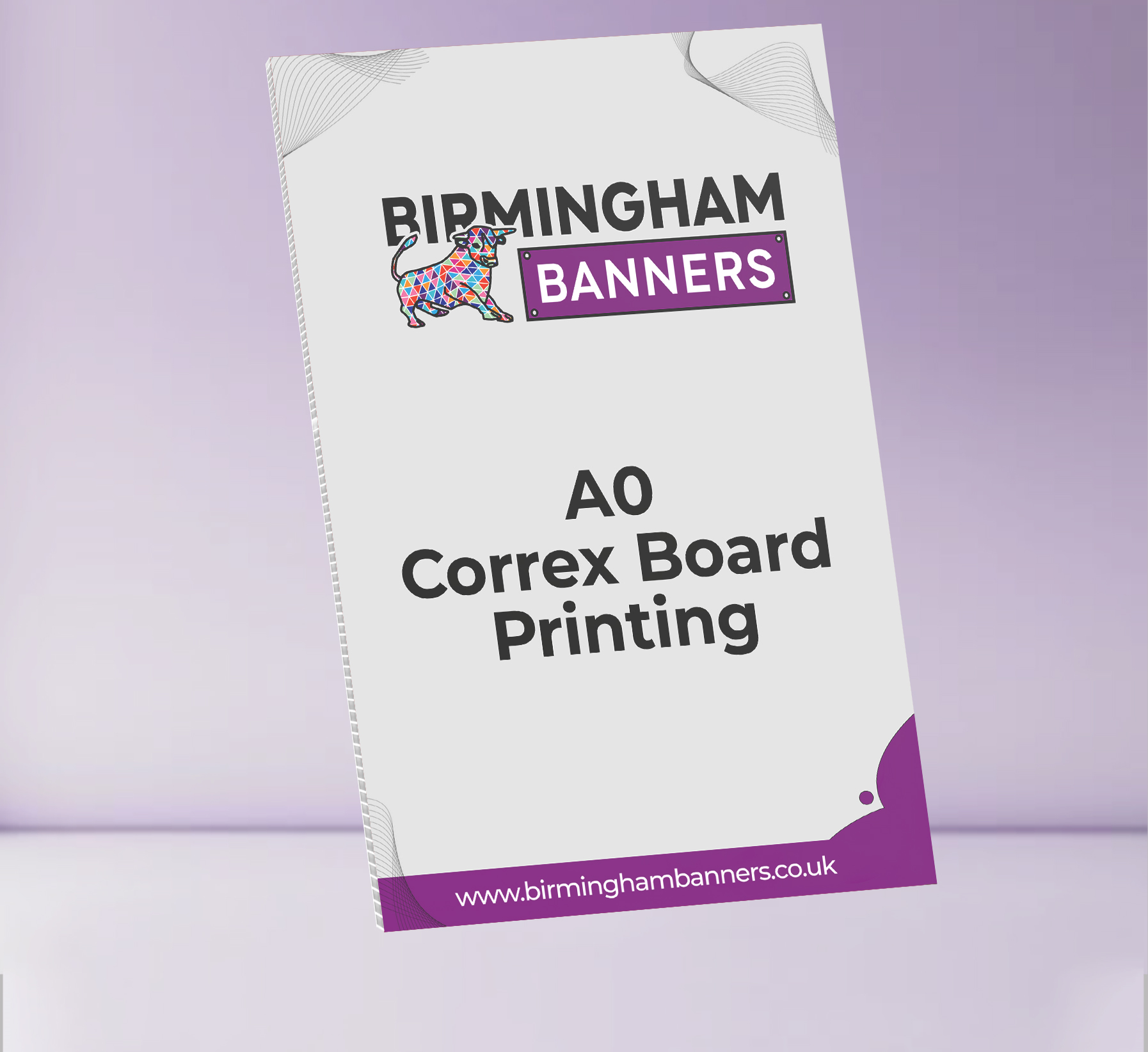 A0 Correx Board Printing Same Day & Next Day Printing Birmingham